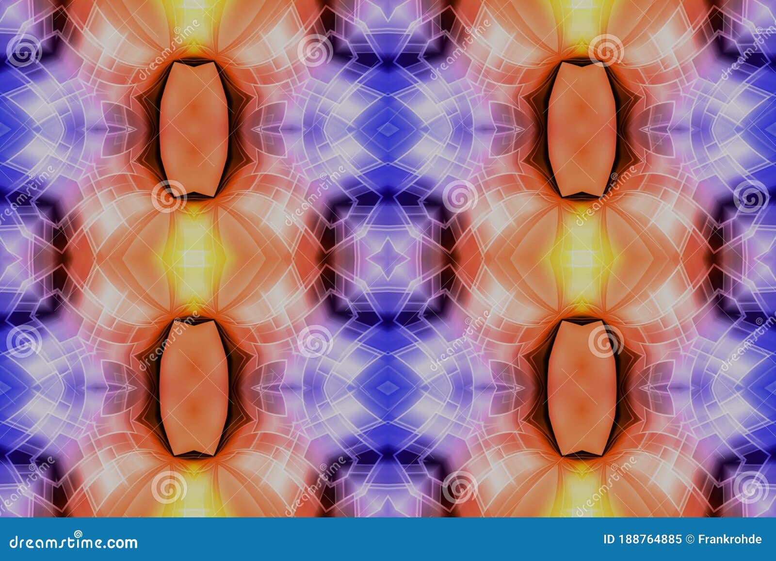 Futuristic Illustrated Background Pattern Stock Illustration ...