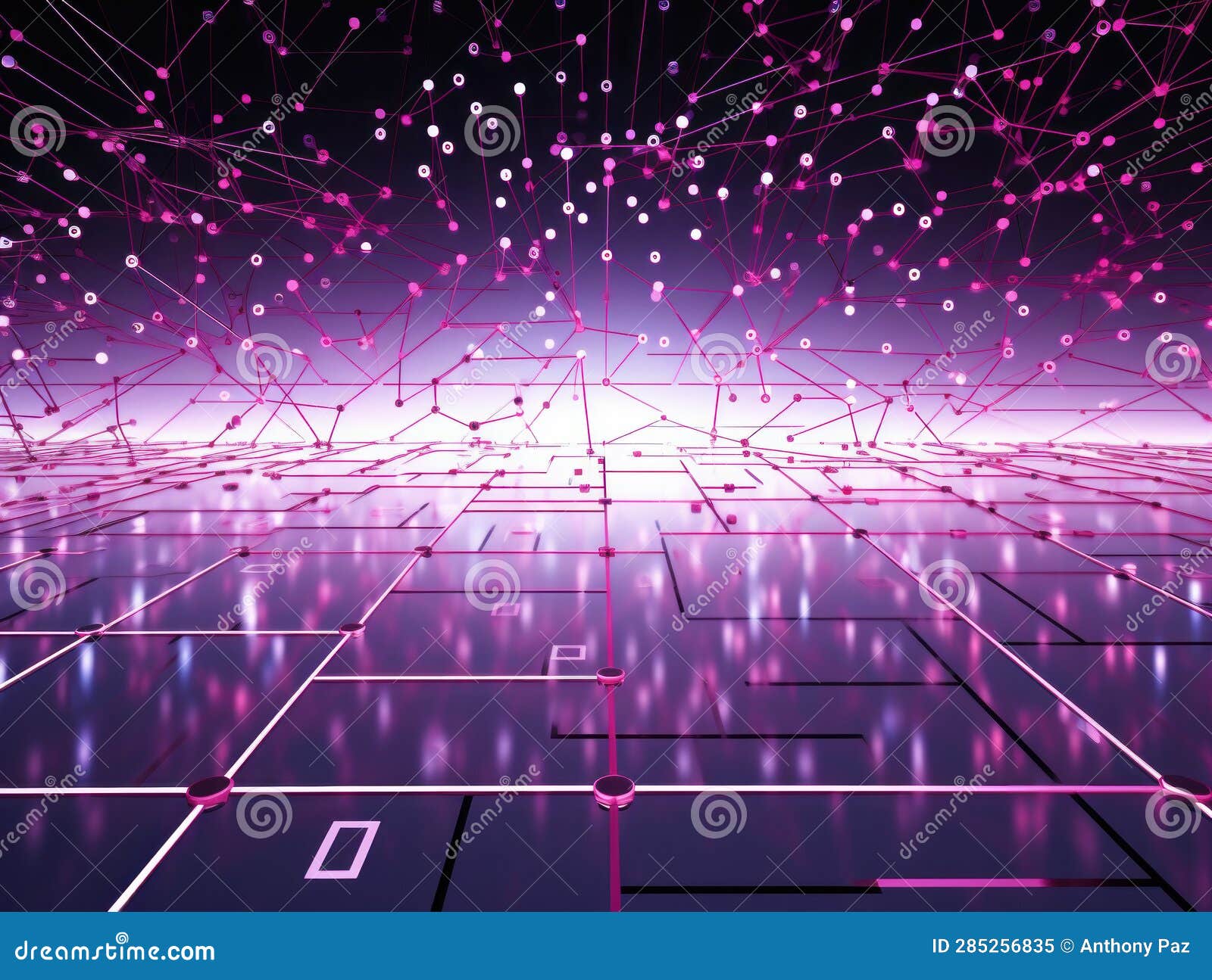 Futuristic Illustration: a Technological Background of Creativity and ...