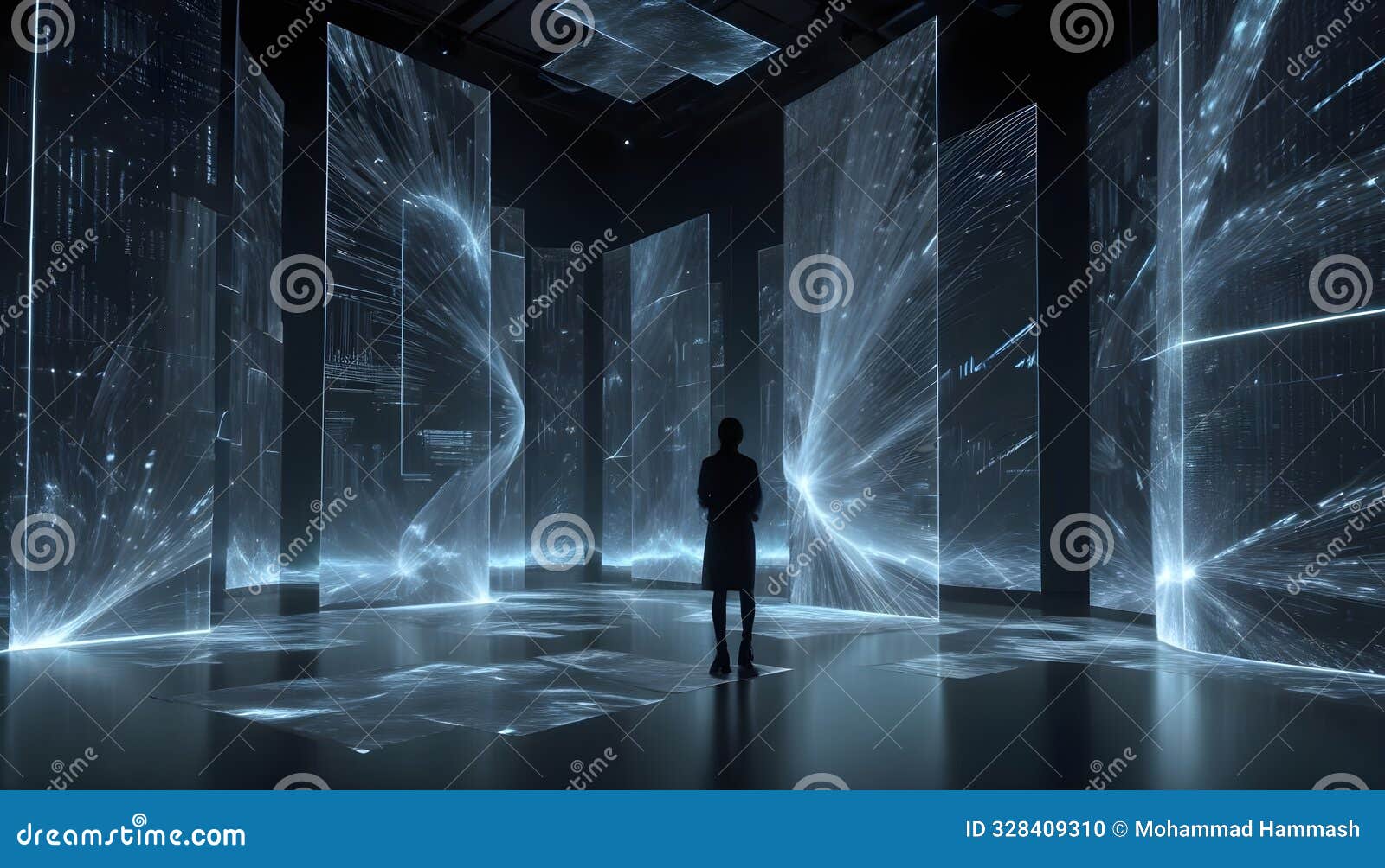 Futuristic Image Of Spherical Robotic Entity Amidst Blue Digital ... Futuristic Image Of Spherical Robotic Entity Amidst Blue Digital ...