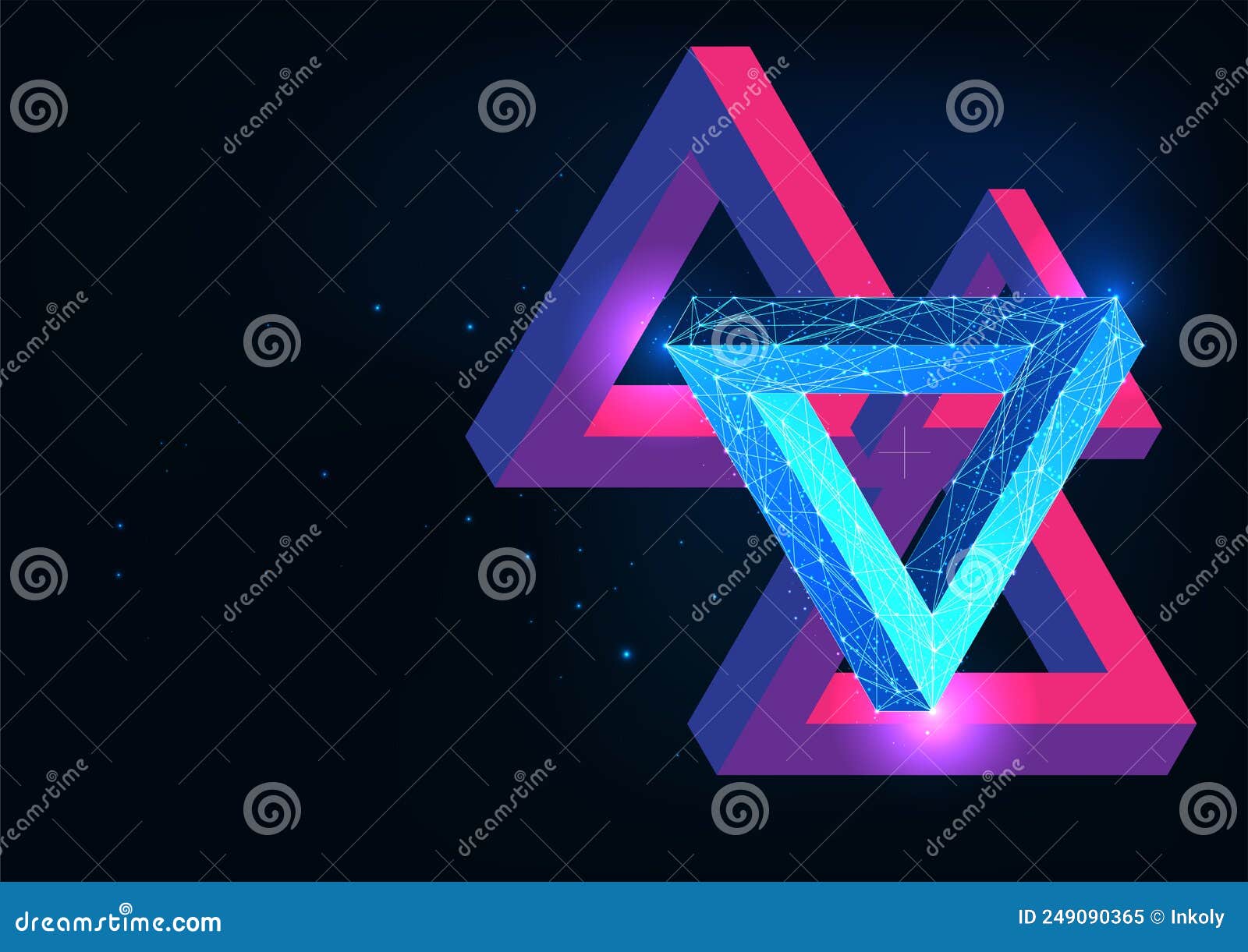 Impossible Infinity Symbol Optical Illusion Stock Image | CartoonDealer ...