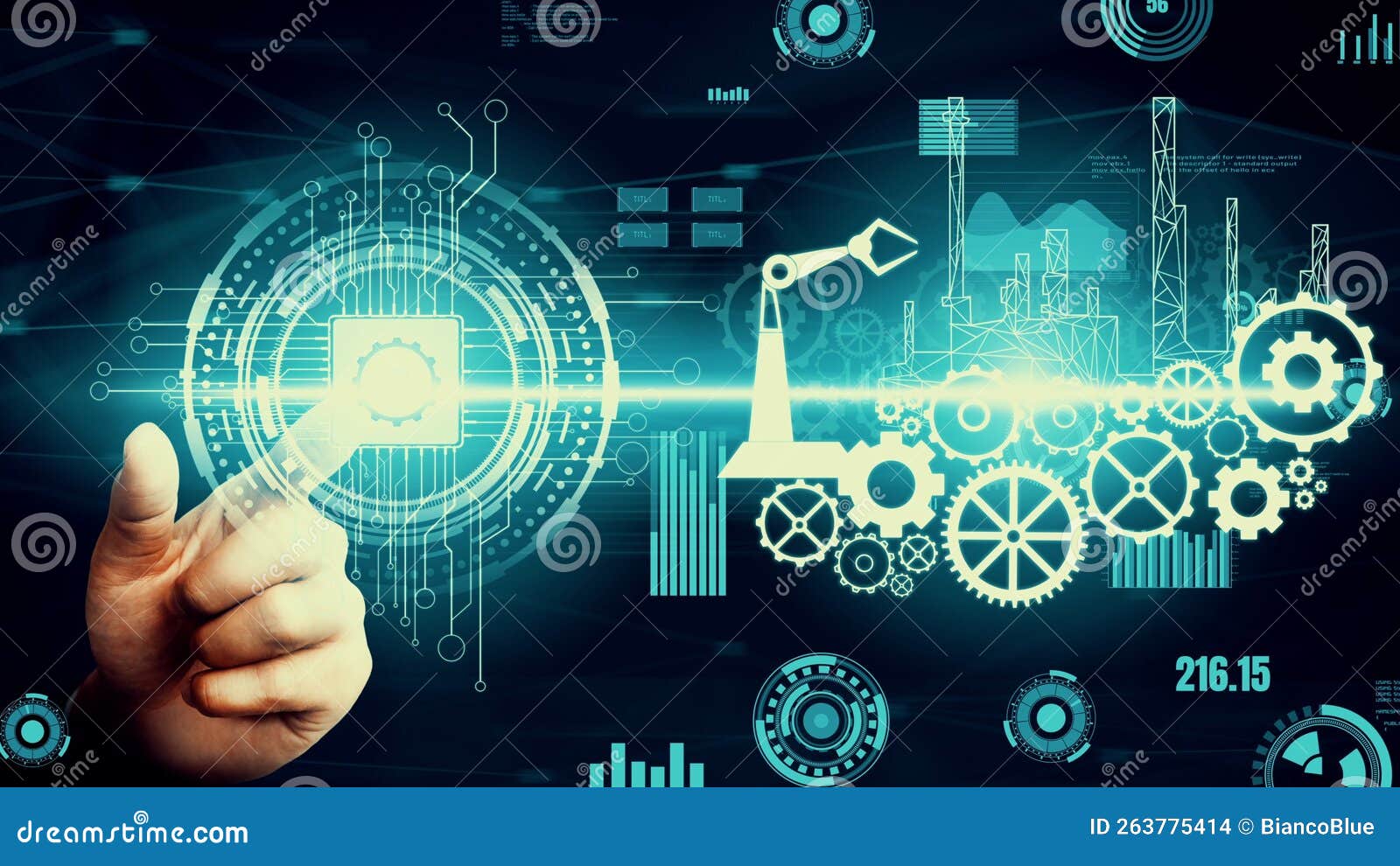 Futuristic Industry 4.0 and Inventive Mechanized Engineering Concept ...