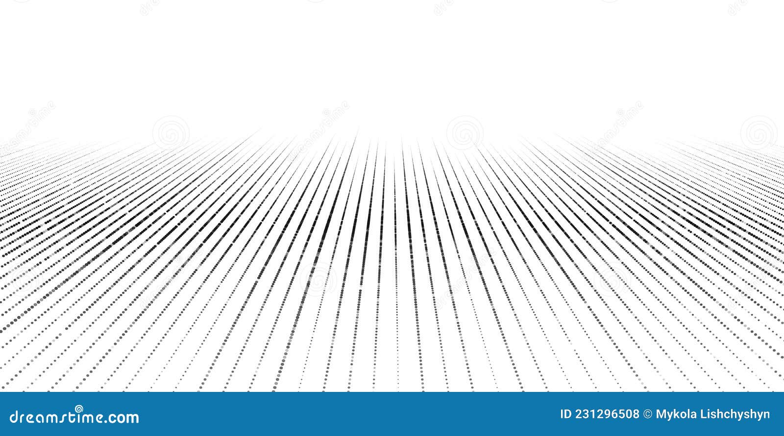 Futuristic Infinity Flow Of Particles. Vector Wave Background With ...