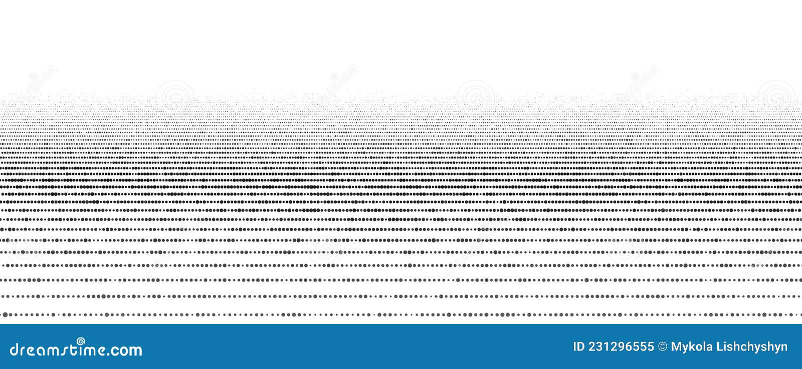 Futuristic Infinity Flow of Particles. Vector Wave Background with ...