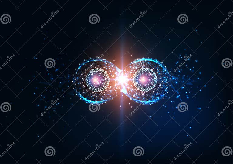 Futuristic Infinity Symbol, Quantum Entanglement, Future Physics ...