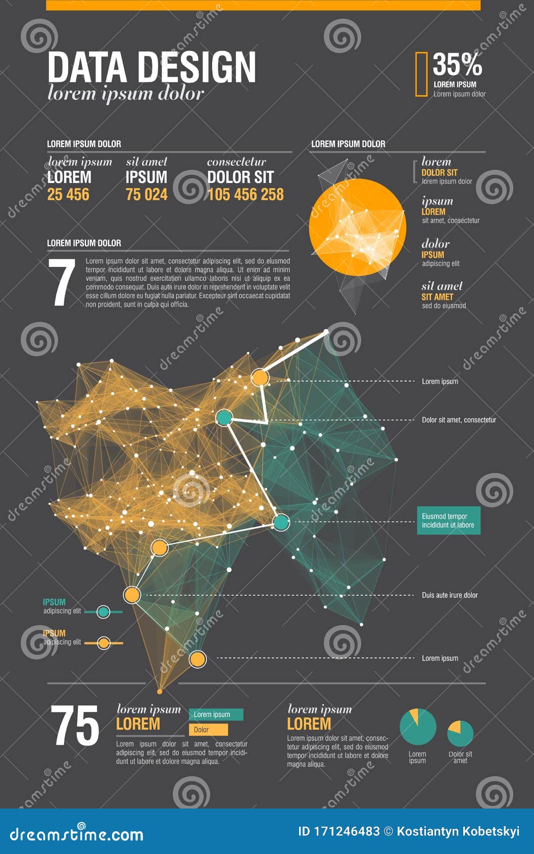 Futuristic Infographic. Information Aesthetic Design. Complex Data ...