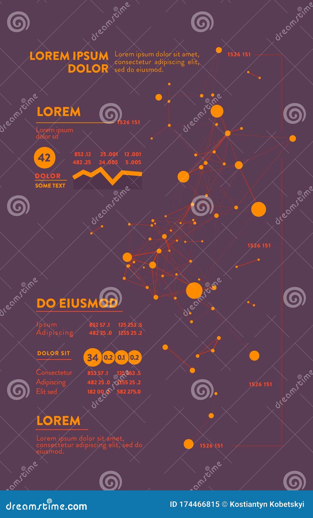 Futuristic Infographic. Information Aesthetic Design. Complex Data ...