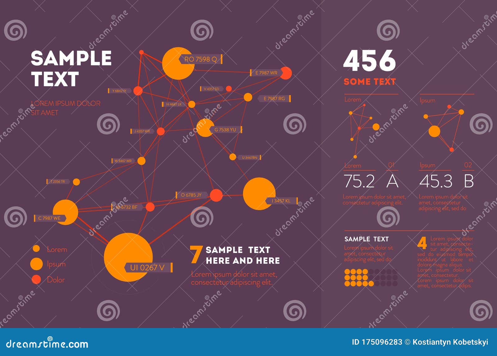 Futuristic Infographic. Information Aesthetic Design. Complex Data ...