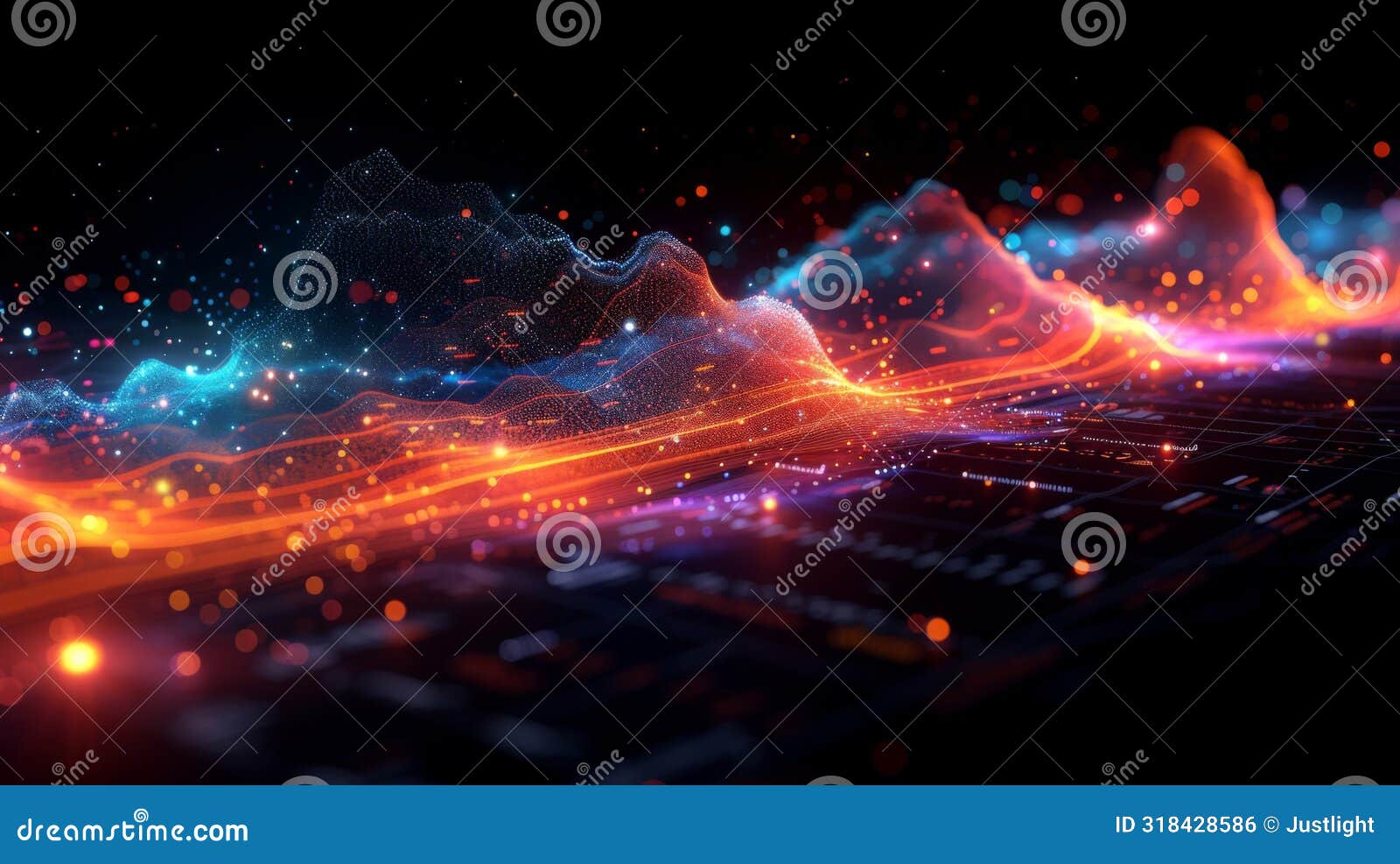 The Futuristic Infographic Showcases a Dynamic MA Deal Chart Depicting ...