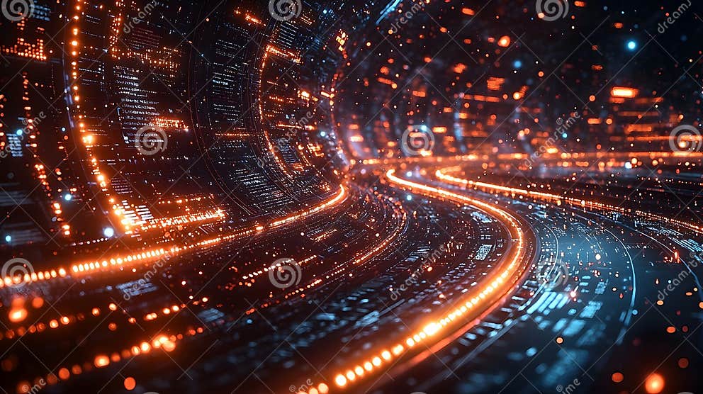 Futuristic Infographic Visualization Engaging in Analytical Activity ...