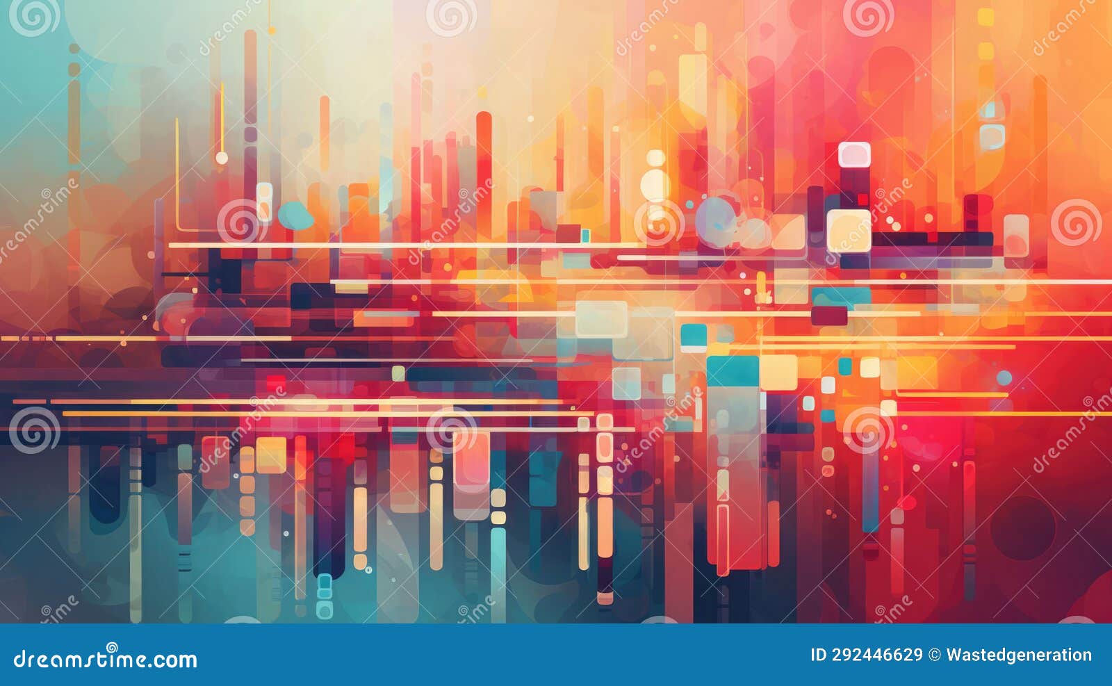 Futuristic Innovation: Abstract Technology Background Sparking ...