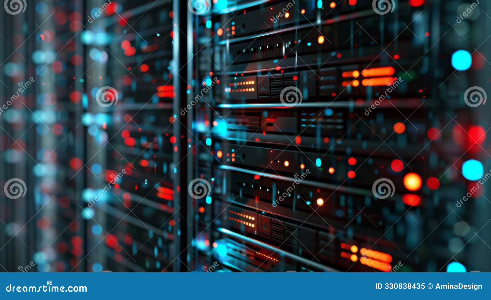 Futuristic and Innovative Data Center Equipped with Advanced Server ...