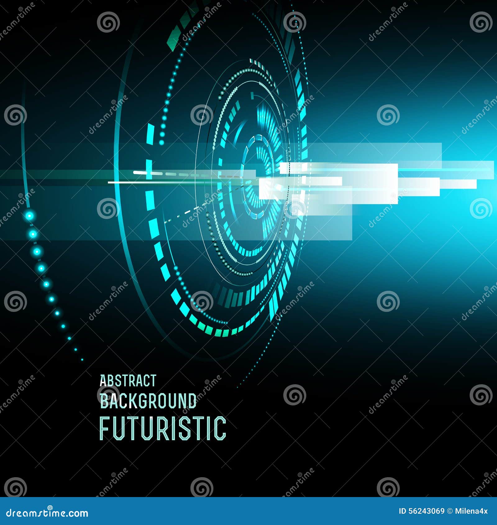 Futuristic Interface, HUD, Background Stock Vector - Illustration of ...
