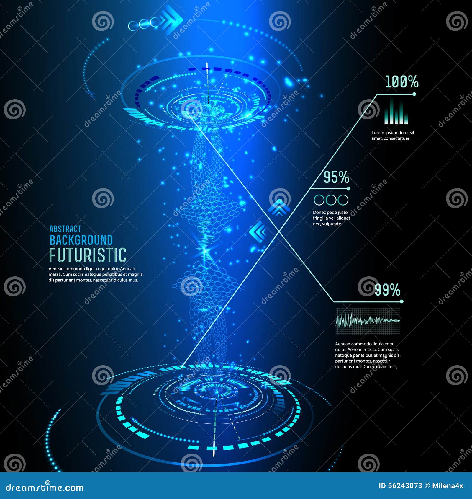 Futuristic Interface, HUD, Imfographics , Stock Vector - Illustration ...