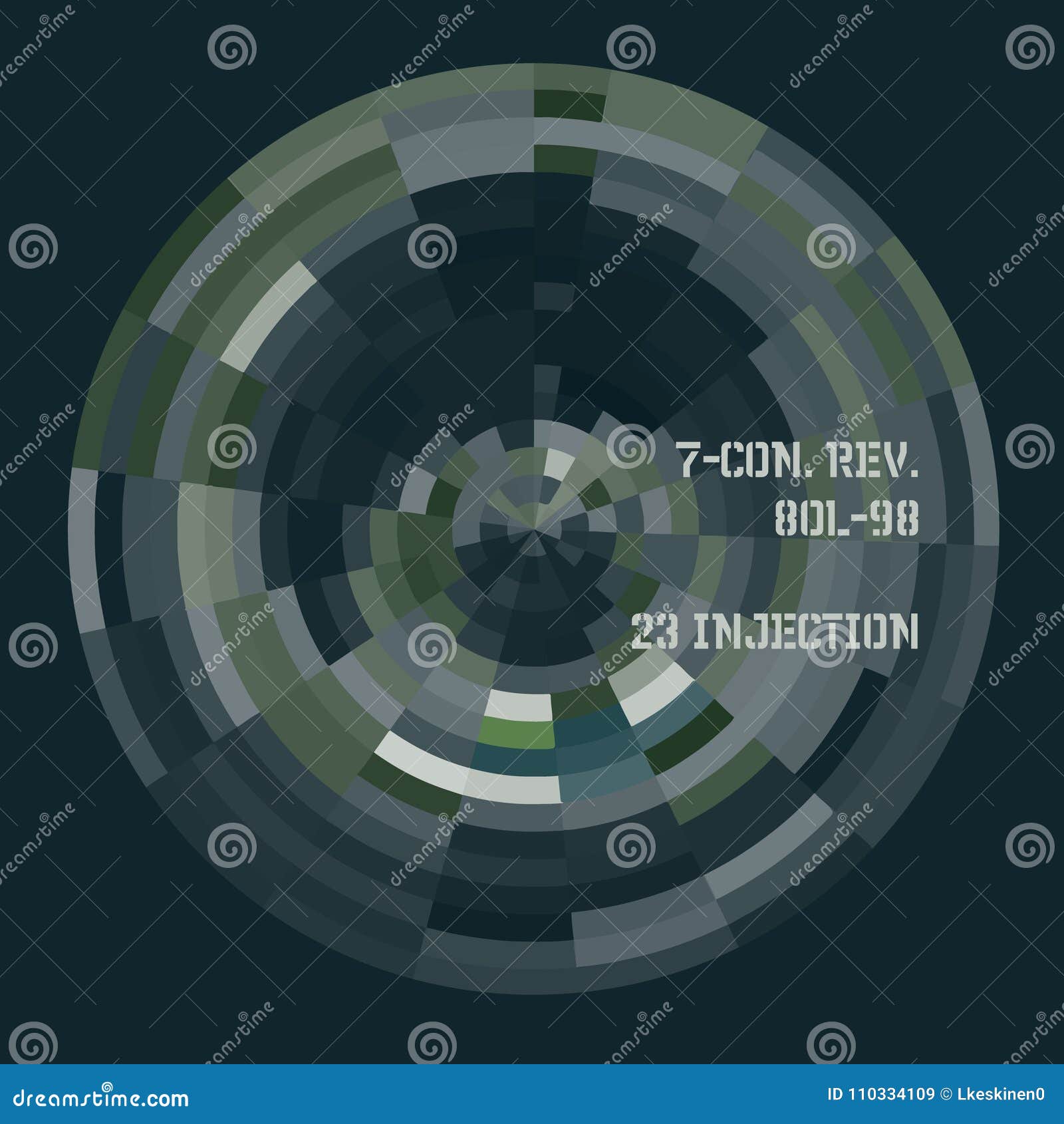 Futuristic Interface Radial Abstract 3 Stock Vector - Illustration of ...