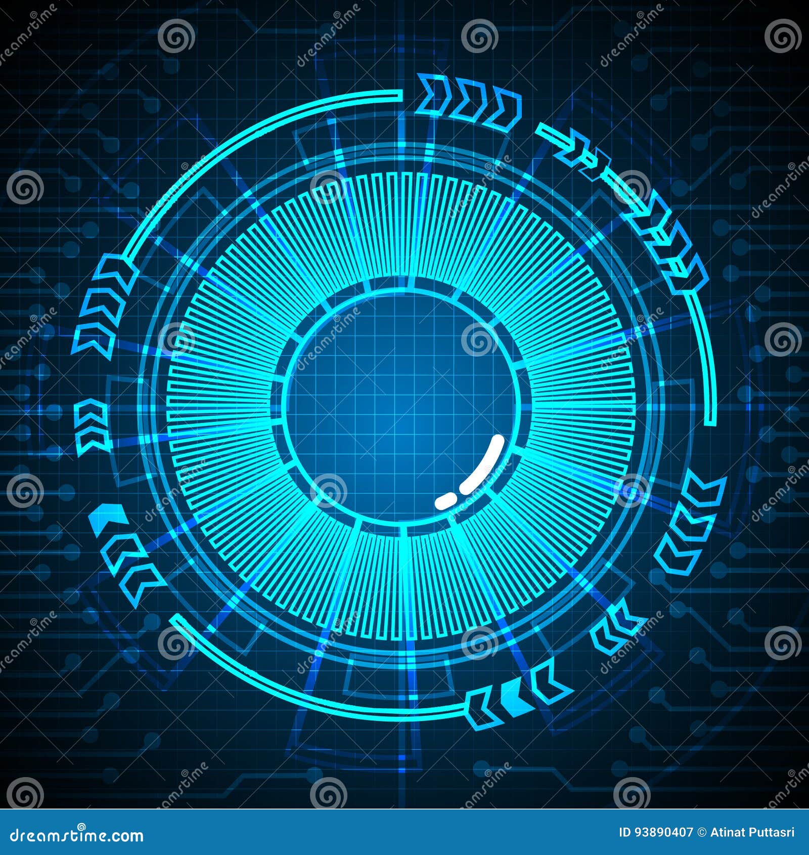 Futuristic Interface Technology Design. Stock Vector - Illustration of ... Futuristic Interface Technology Design. Stock Vector - Illustration of ...