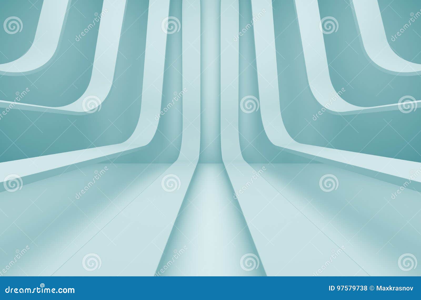 Futuristic Interior Background Stock Illustration - Illustration of ...