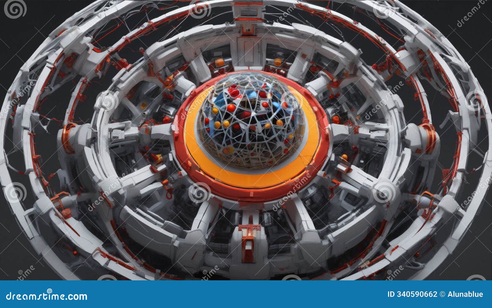 Quantum Core Futuristic Energy Device Stock Photo - Image of futuristic ...