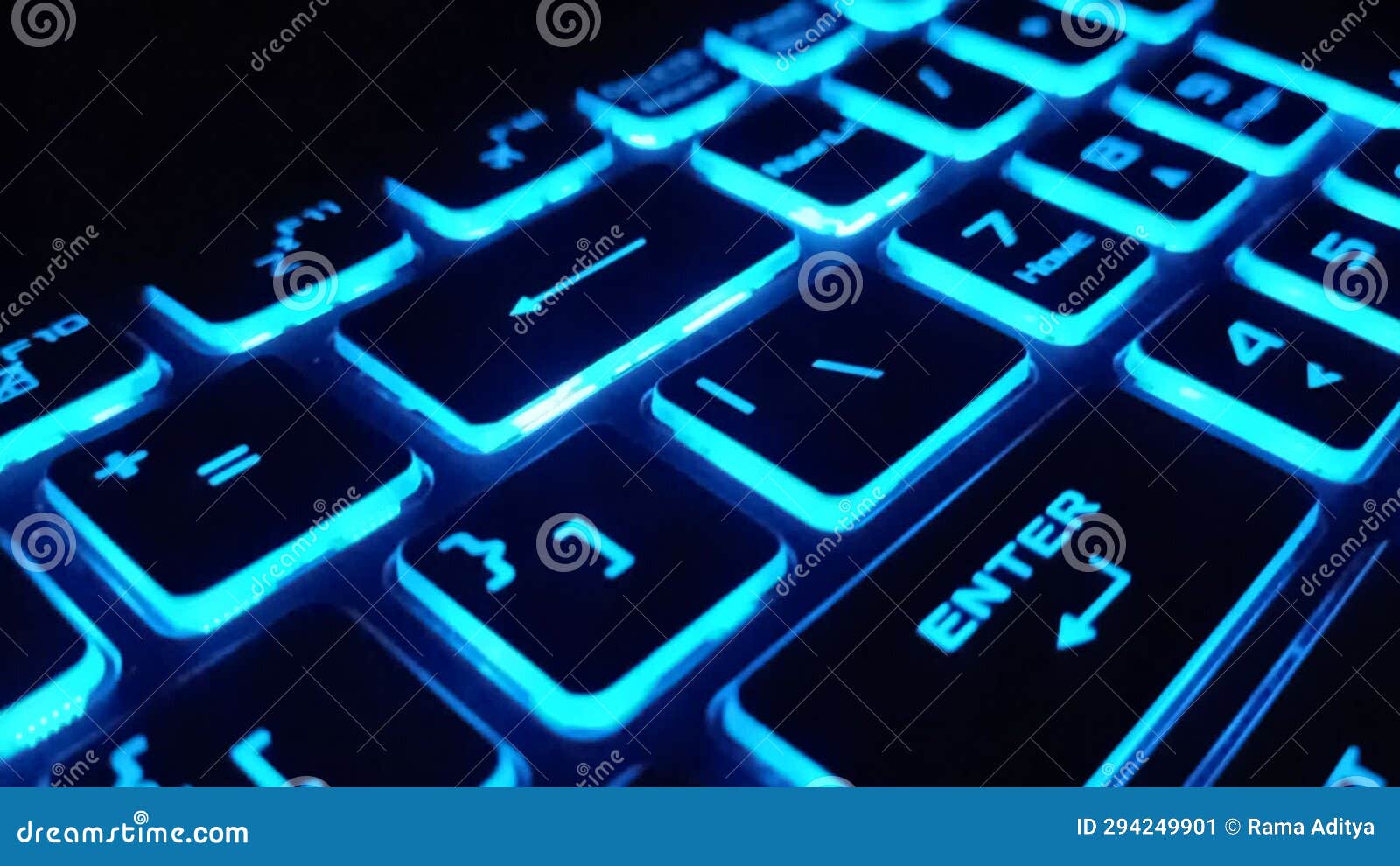Futuristic keyboard laptop stock video. Video of room - 294249901