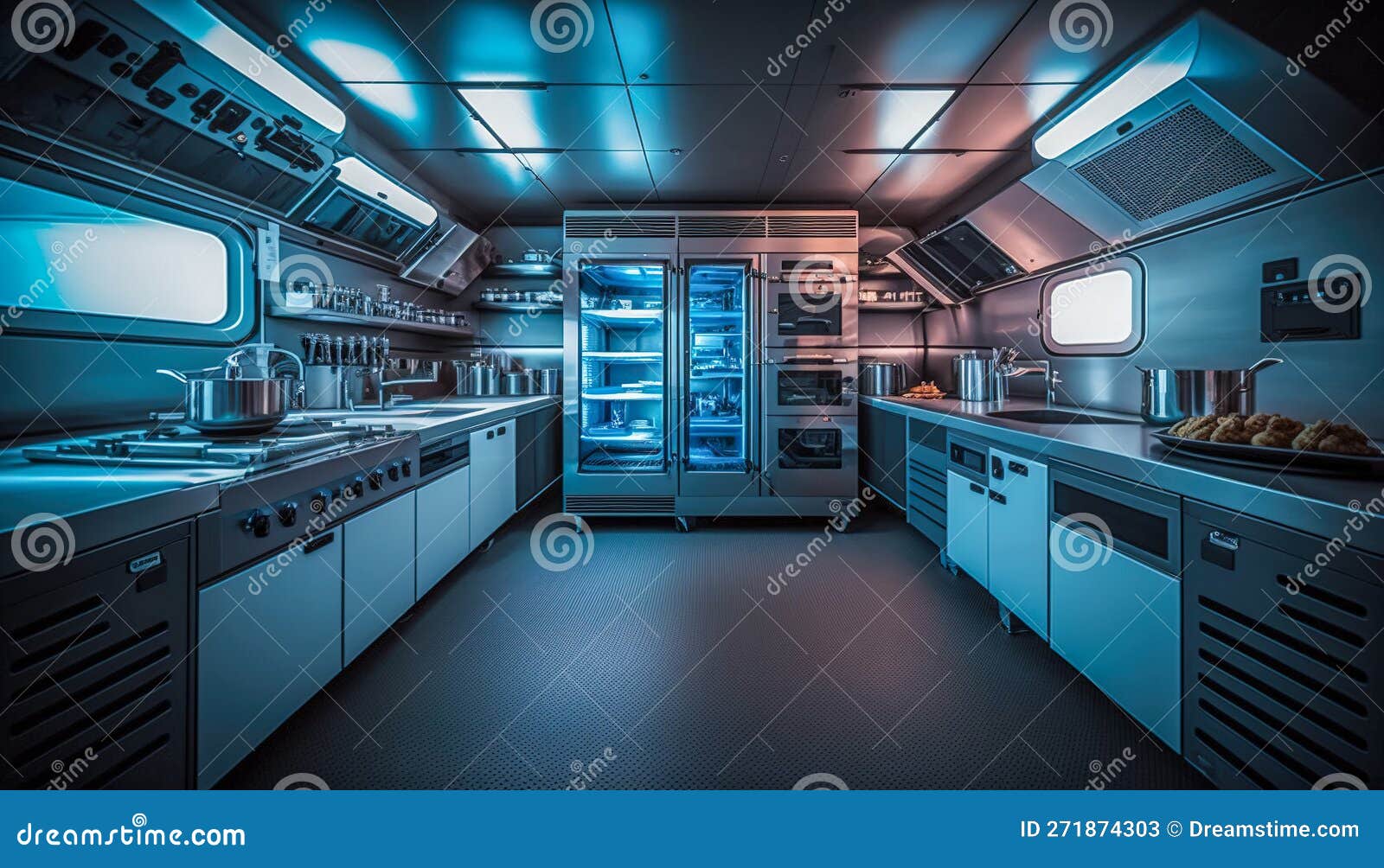 Futuristic Kitchen Design, a Large, Clean Space for Amazing Meals ...