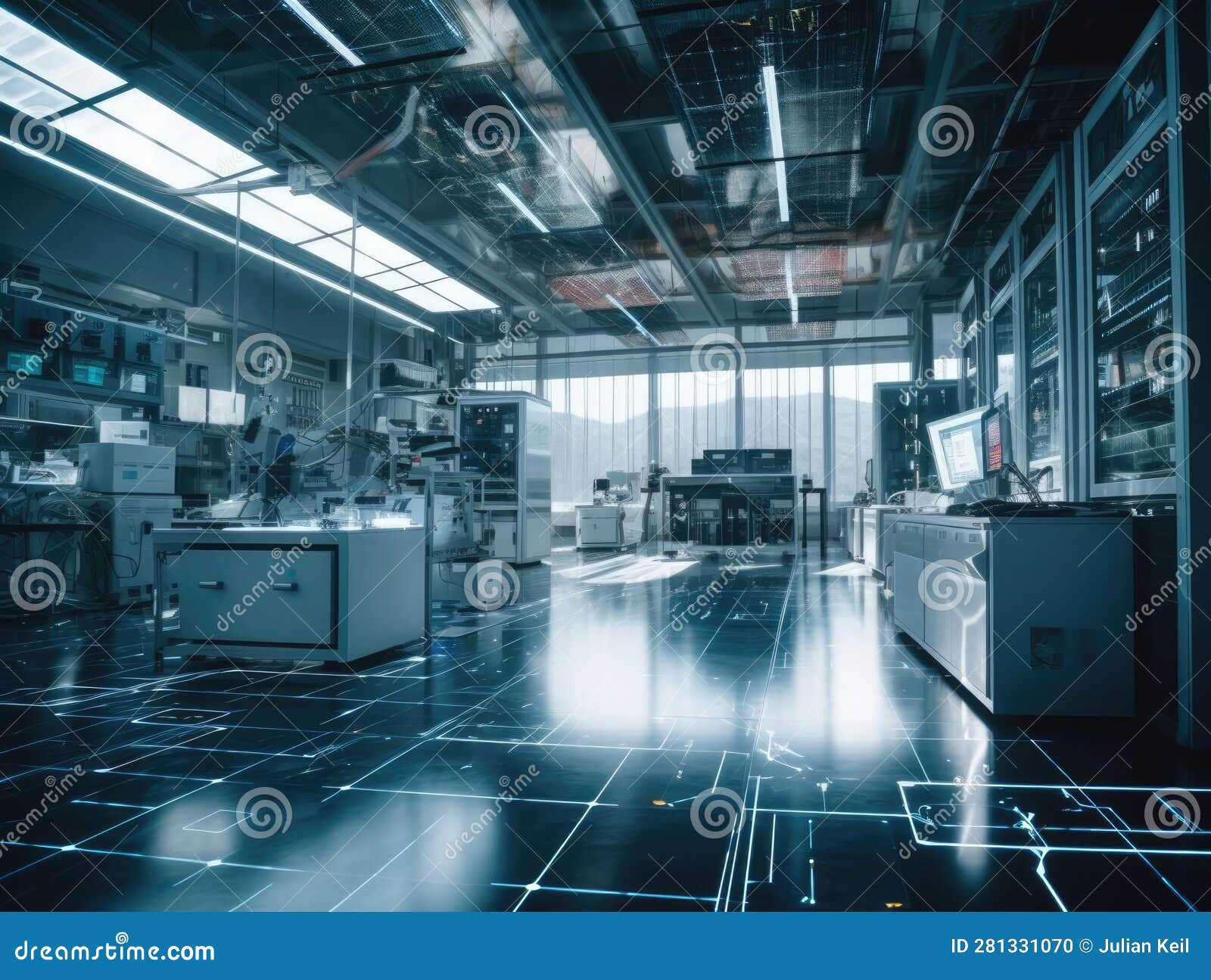 Futuristic Lab Explores Sustainable Potential with AI Stock ...