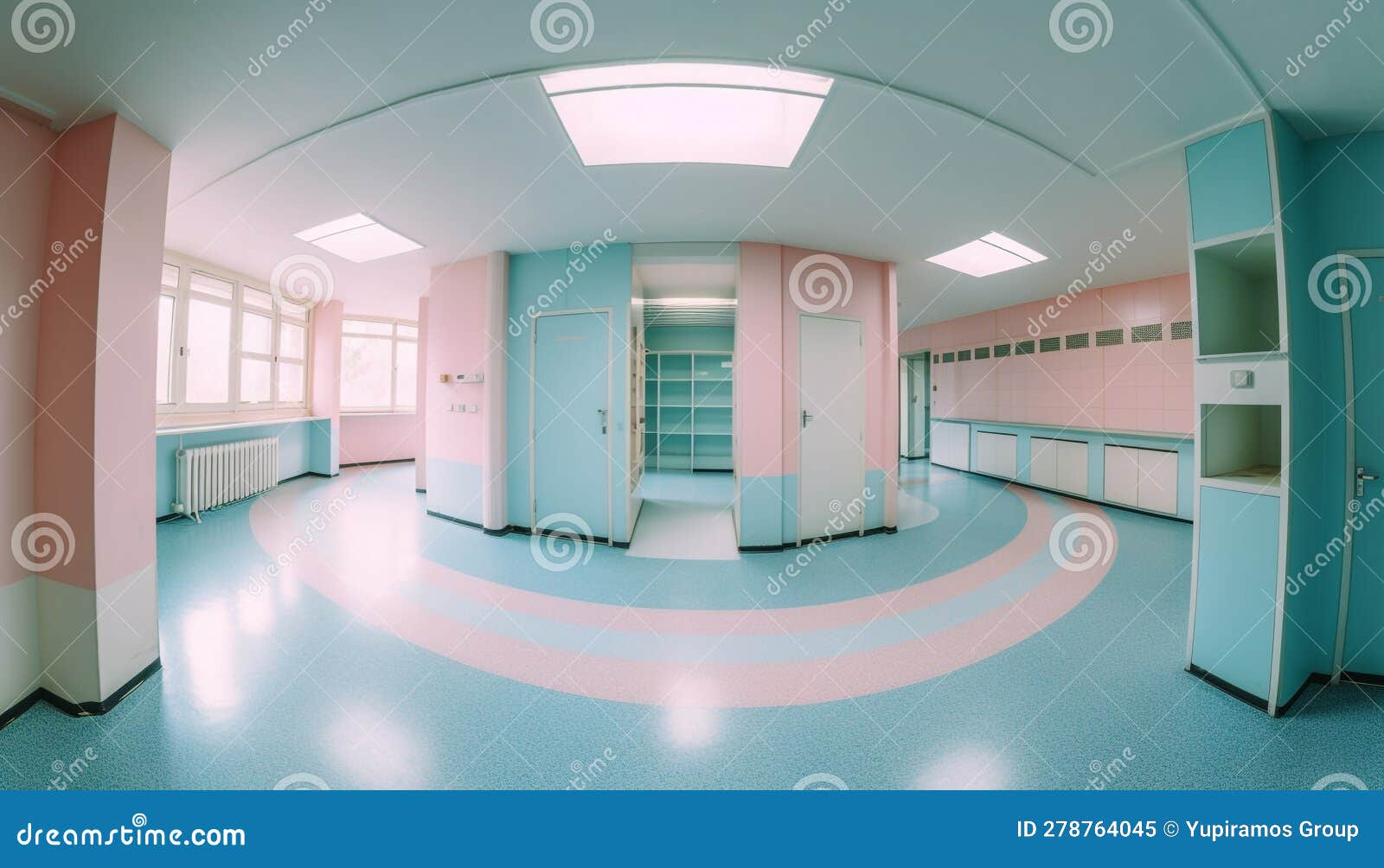 The Futuristic Laboratory Clean Design Features Elegant Lighting ...