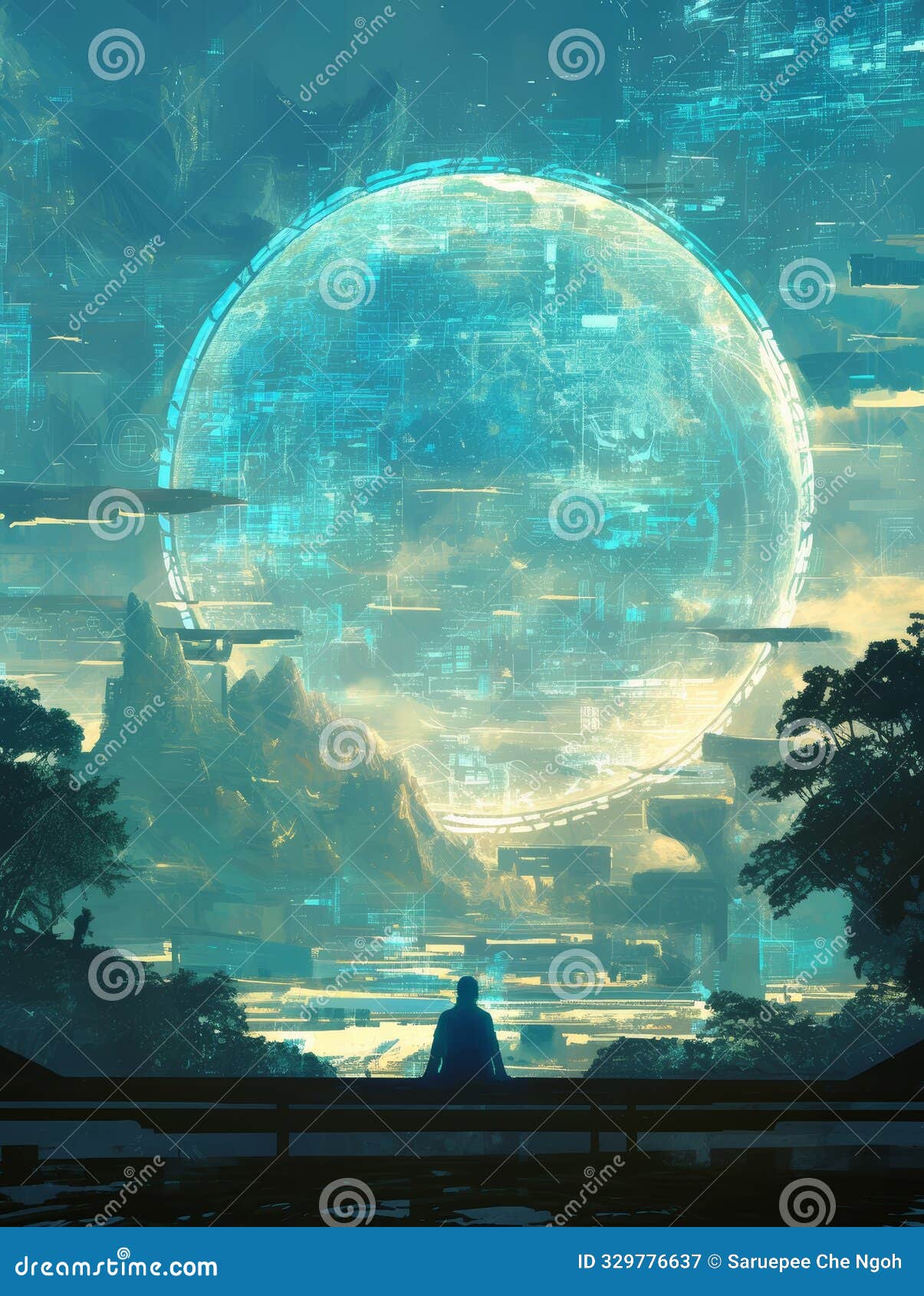 Sphere Figure With Silver Metallic Pipes On The Green Screen ,chroma ...