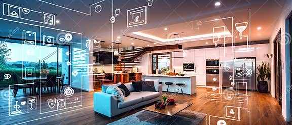 Futuristic Latest Innovative Technology of Modern Smart Home Management ...