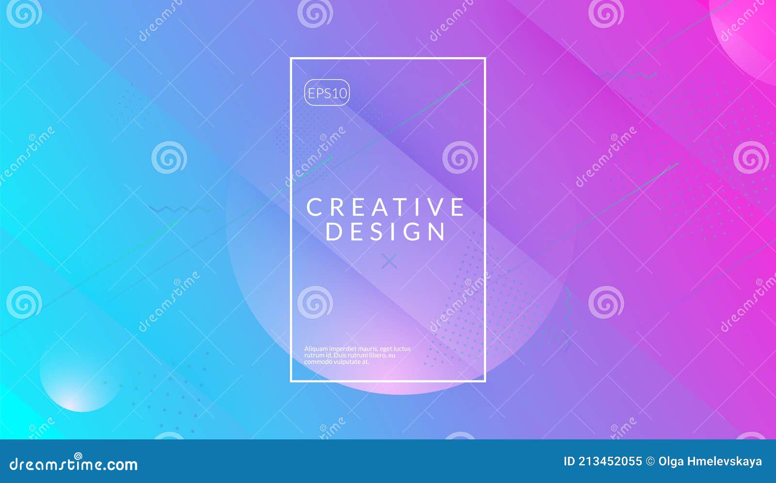 Futuristic Layout. Digital Pattern. Creative Illustration Stock Vector ...