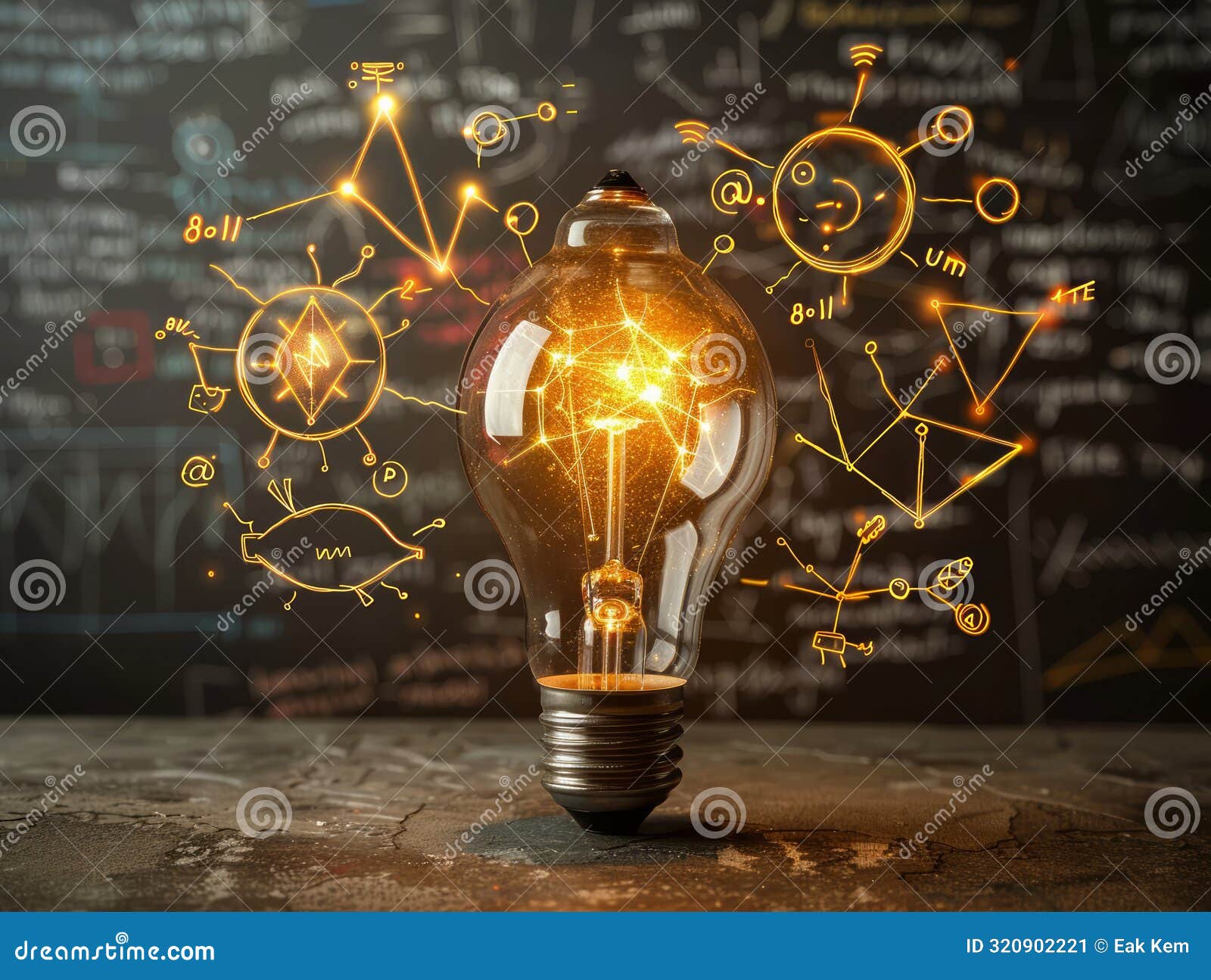 Scientific Formulas And Calculations In Physics And Mathematics. Vector ...