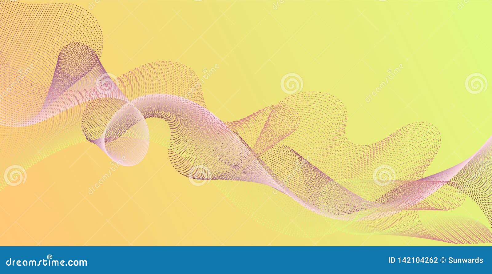 Overlapping Curves Card Backdrop Simple Design. Stock Vector ...