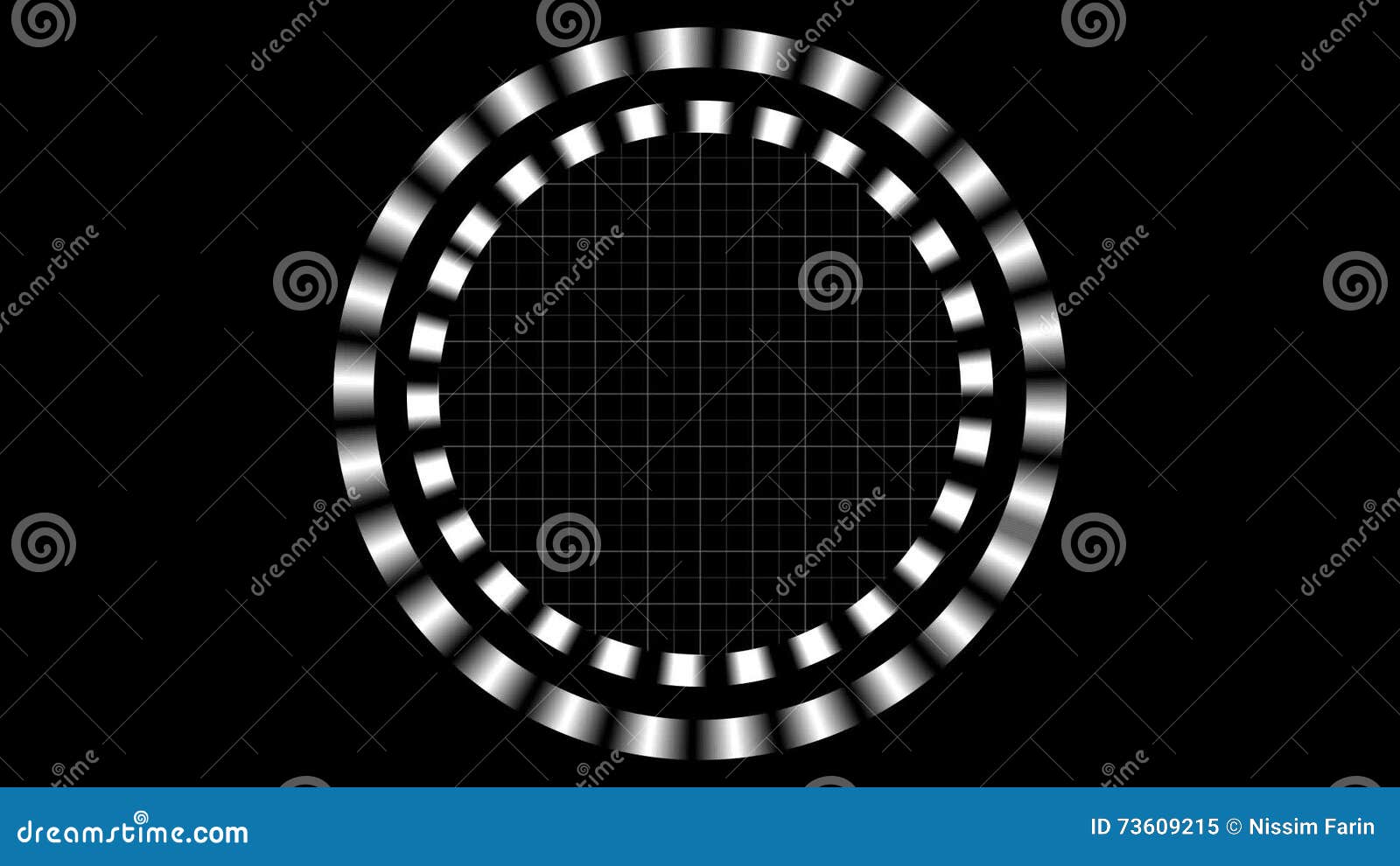 Futuristic Lock on Target stock video. Video of animated - 73609215