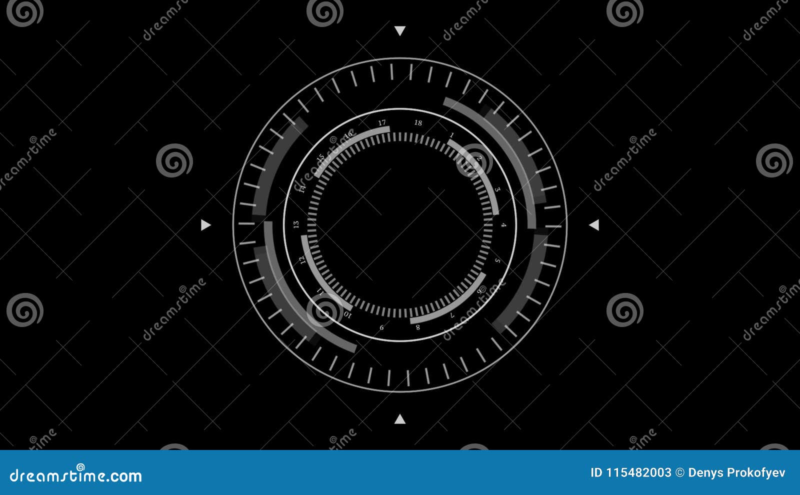 Futuristic Lock-on Target HUD Stock Video - Video of action, matrix ...