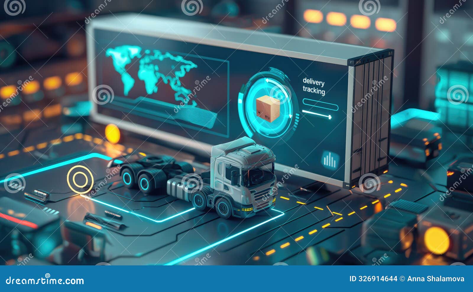 Futuristic Logistics and Delivery System with Advanced Tracking ...