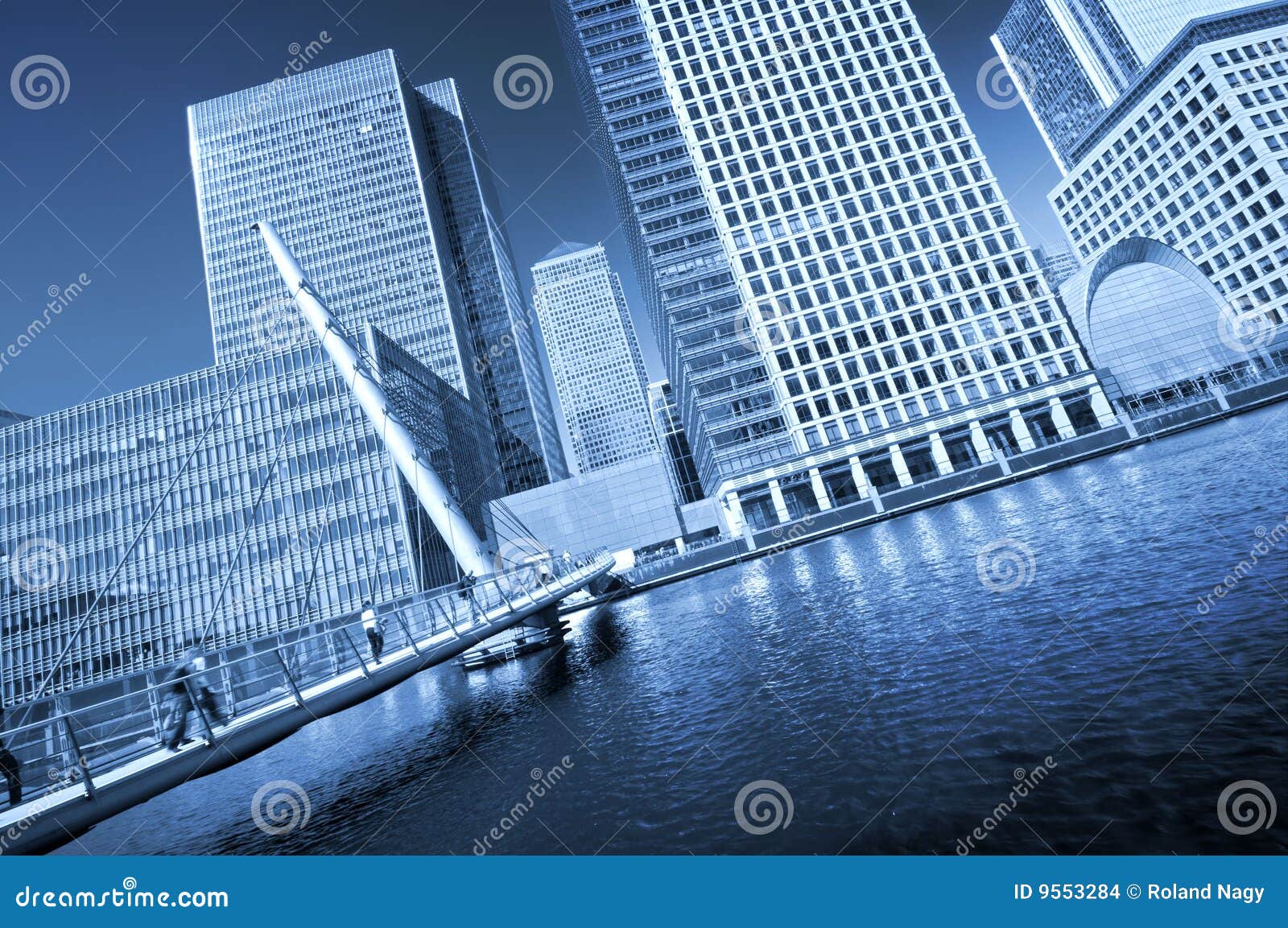 Futuristic London stock photo. Image of docklands, london - 9553284