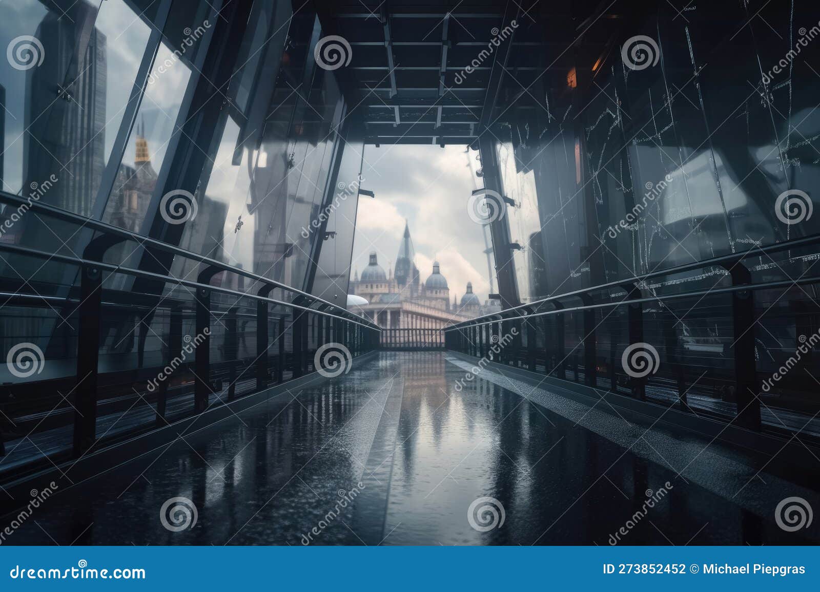 Futuristic London Clean Look Created With Generative AI Technology ...