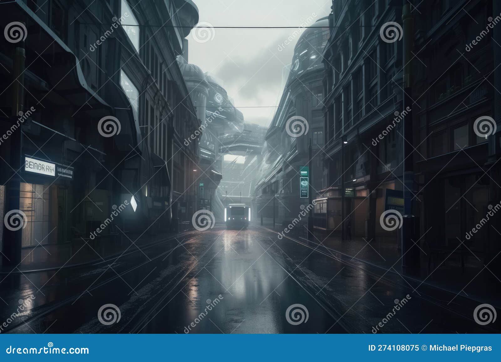 Futuristic London Clean Look Created with Generative AI Technology ...