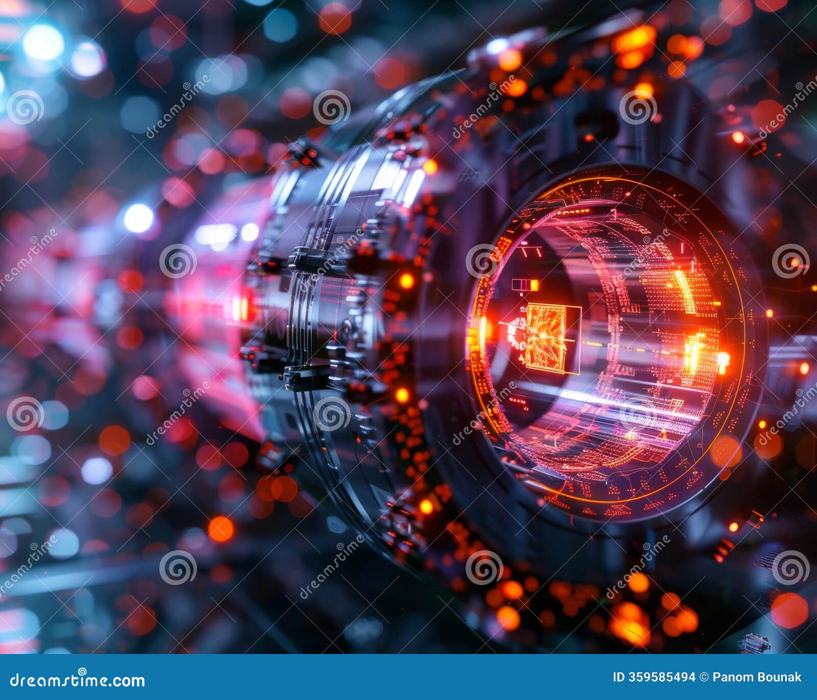 Cyberpunk Scifi Gaming Futuristic Icon Pattern HUD Ux Ui Set Collection ...