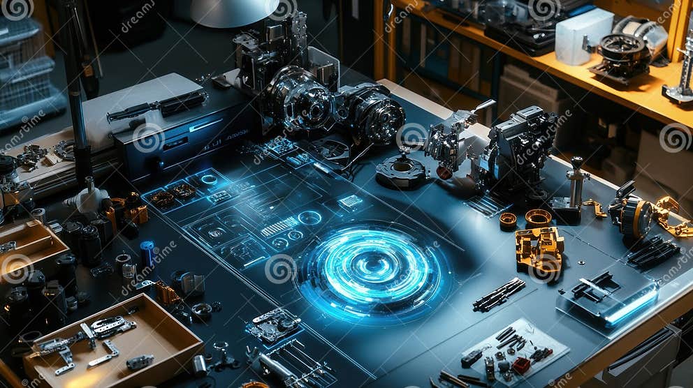 Futuristic Manufacturing Process Using Holographic Projection ...