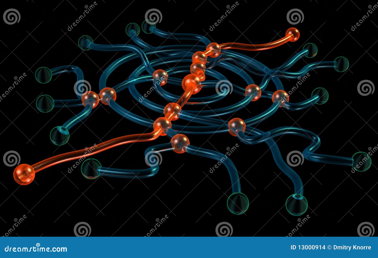 Futuristic map stock illustration. Illustration of station - 13000914