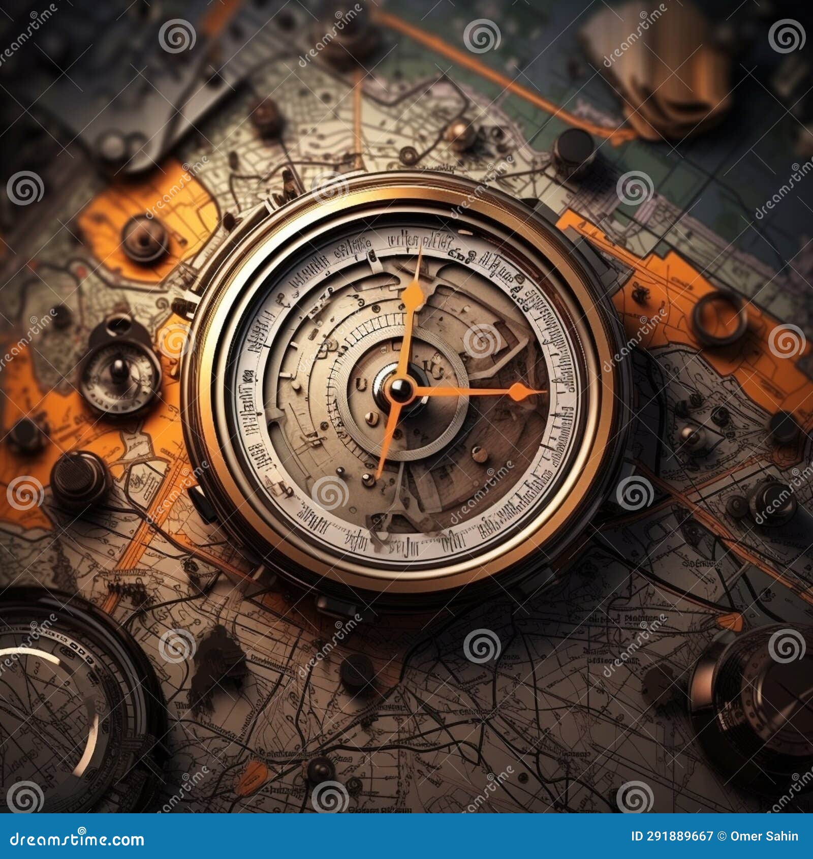 Futuristic Map and Compass: Evolving Coordinates and Exploration of an ...