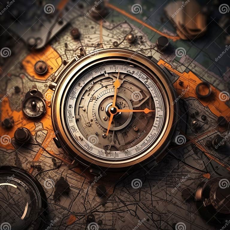 Futuristic Map and Compass: Evolving Coordinates and Exploration of an ...