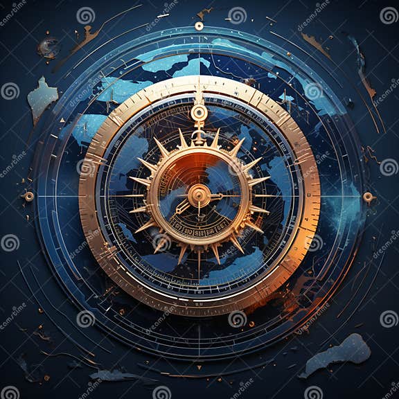 Futuristic Map and Compass: Evolving Coordinates and Exploration of an ...