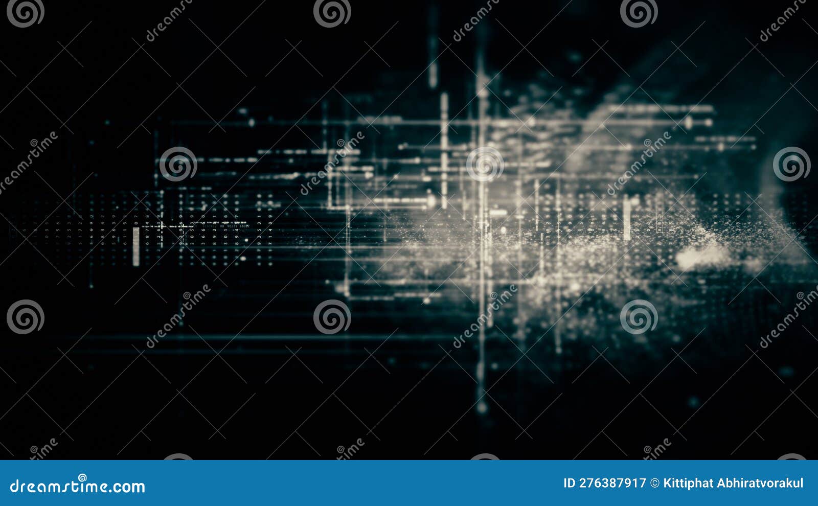 Futuristic Matrix Data Simulation HUD Background Stock Image - Image of concept, predictive ...