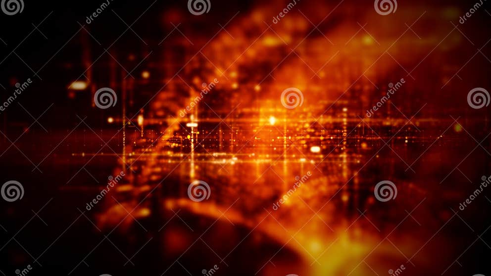 Futuristic Matrix Data Simulation HUD Background Stock Photo - Image of cryptocurrency ...