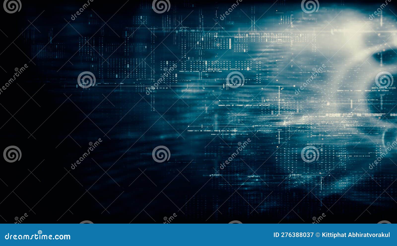 Futuristic Matrix Data Simulation HUD Background Stock Image - Image of technology, simulation ...