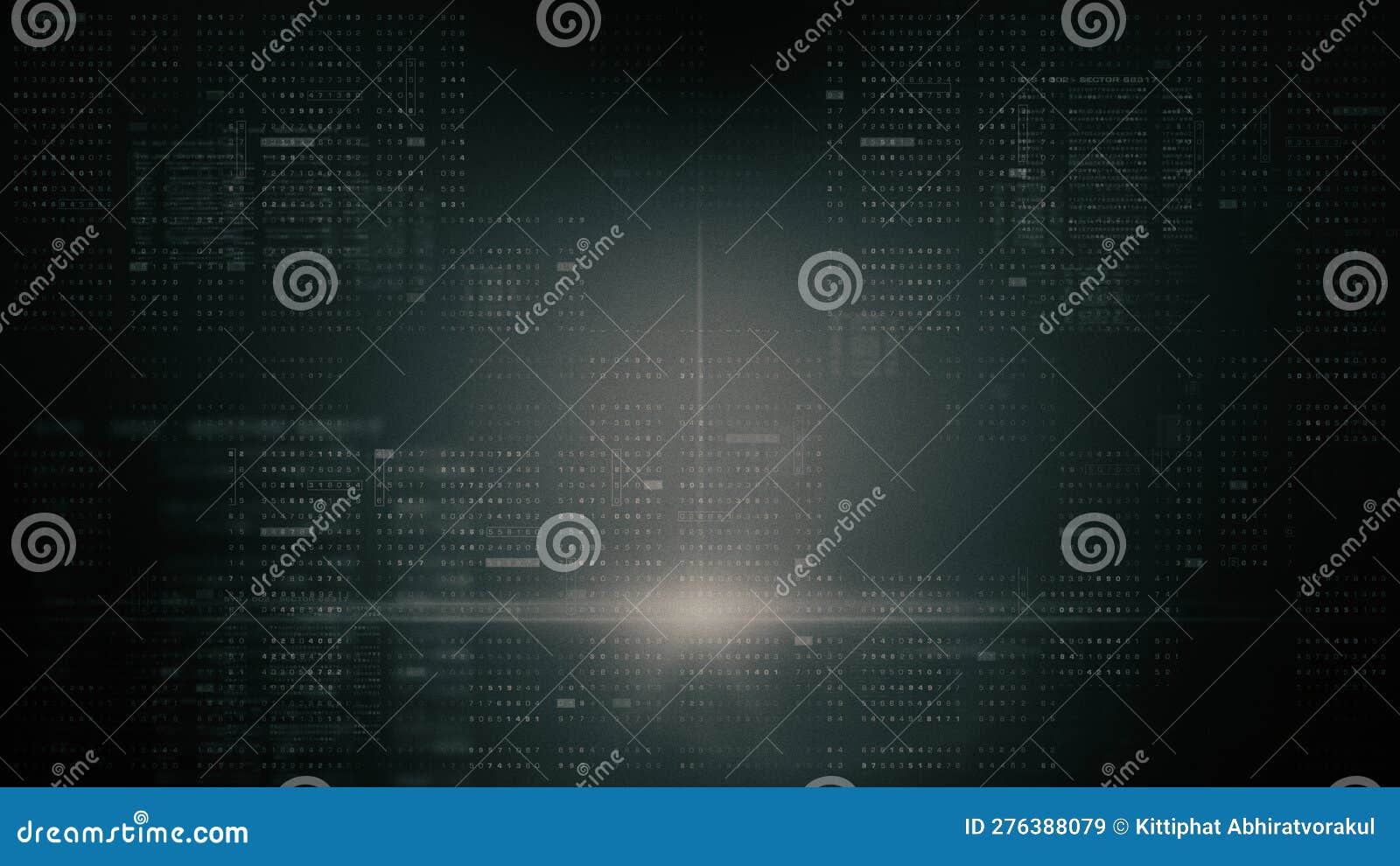 Futuristic Matrix Data Simulation HUD Background Stock Image - Image of concept, simulation ...
