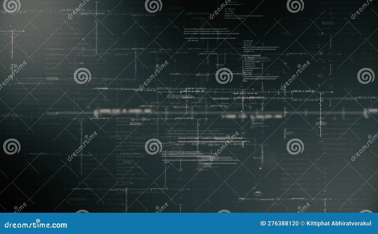 Futuristic Matrix Data Simulation HUD Background Stock Photo - Image of ...