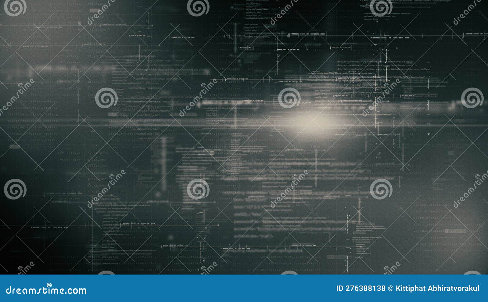 Futuristic Matrix Data Simulation HUD Background Stock Photo - Image of ...