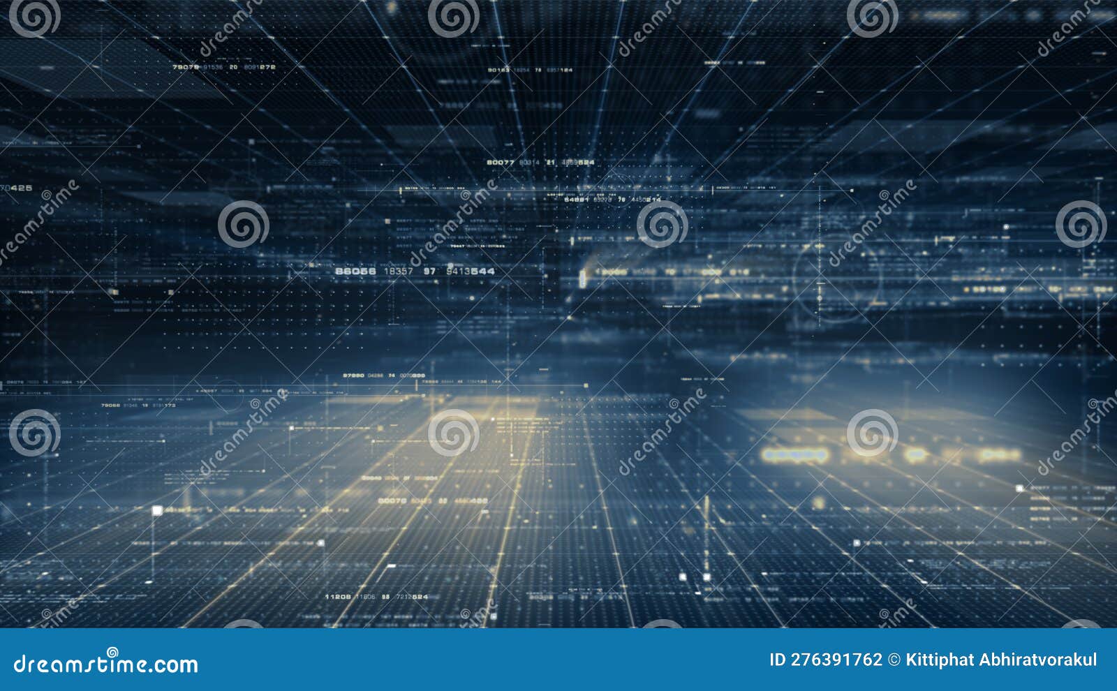 Futuristic Matrix Data Simulation HUD Background Stock Illustration - Illustration of graphical ...
