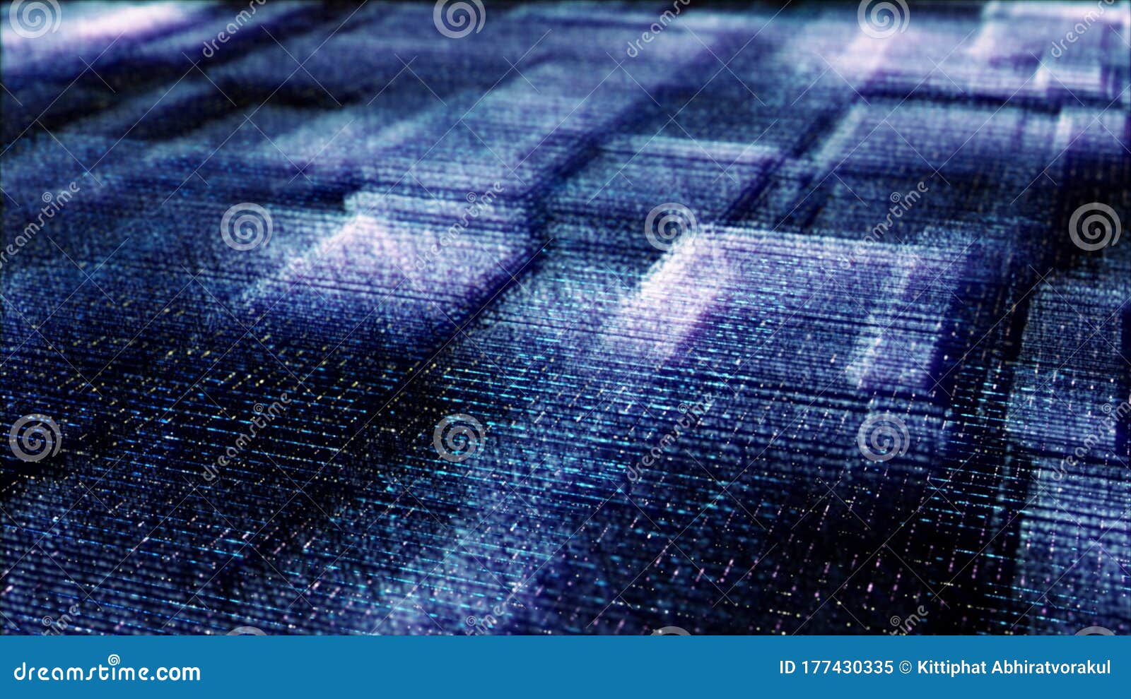 Futuristic Matrix Grid Particles in Cyber Space Background Stock ...